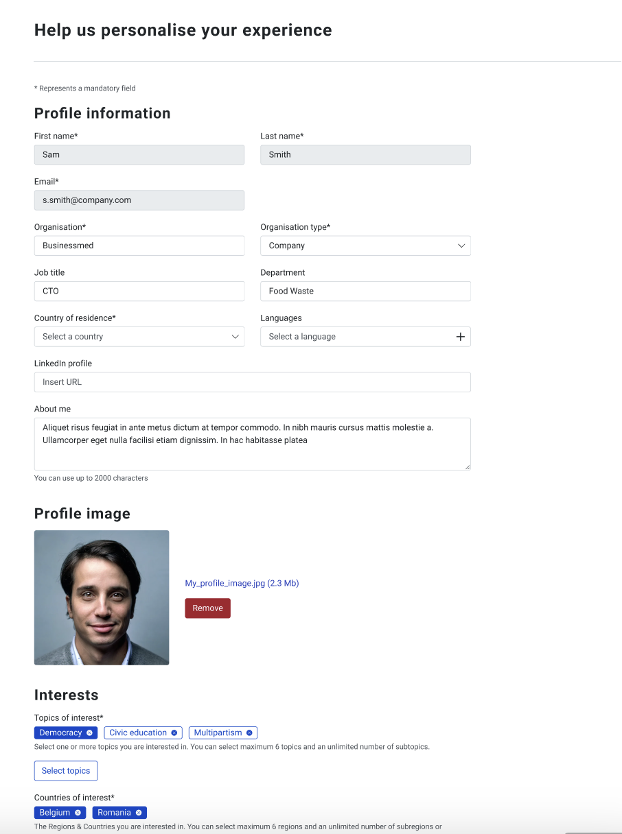 Register | Capacity4dev